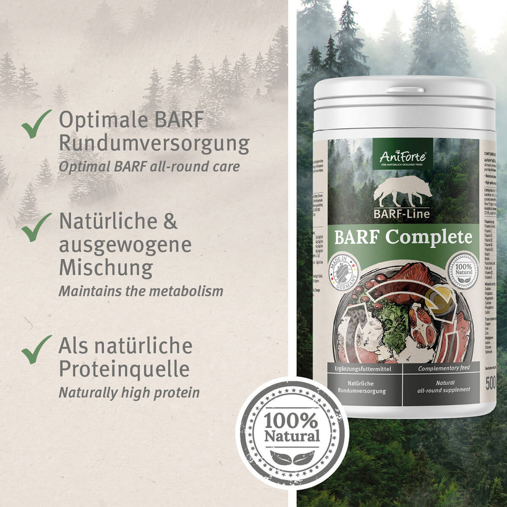 BARF Complete Pulver für Deinen Hund kaufen