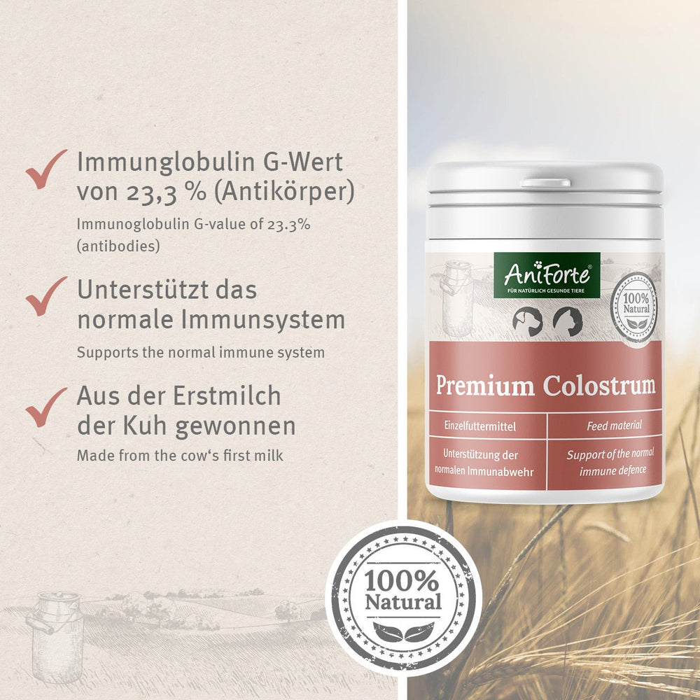 Premium Colostrum für Hunde & Katzen - Immunsystem